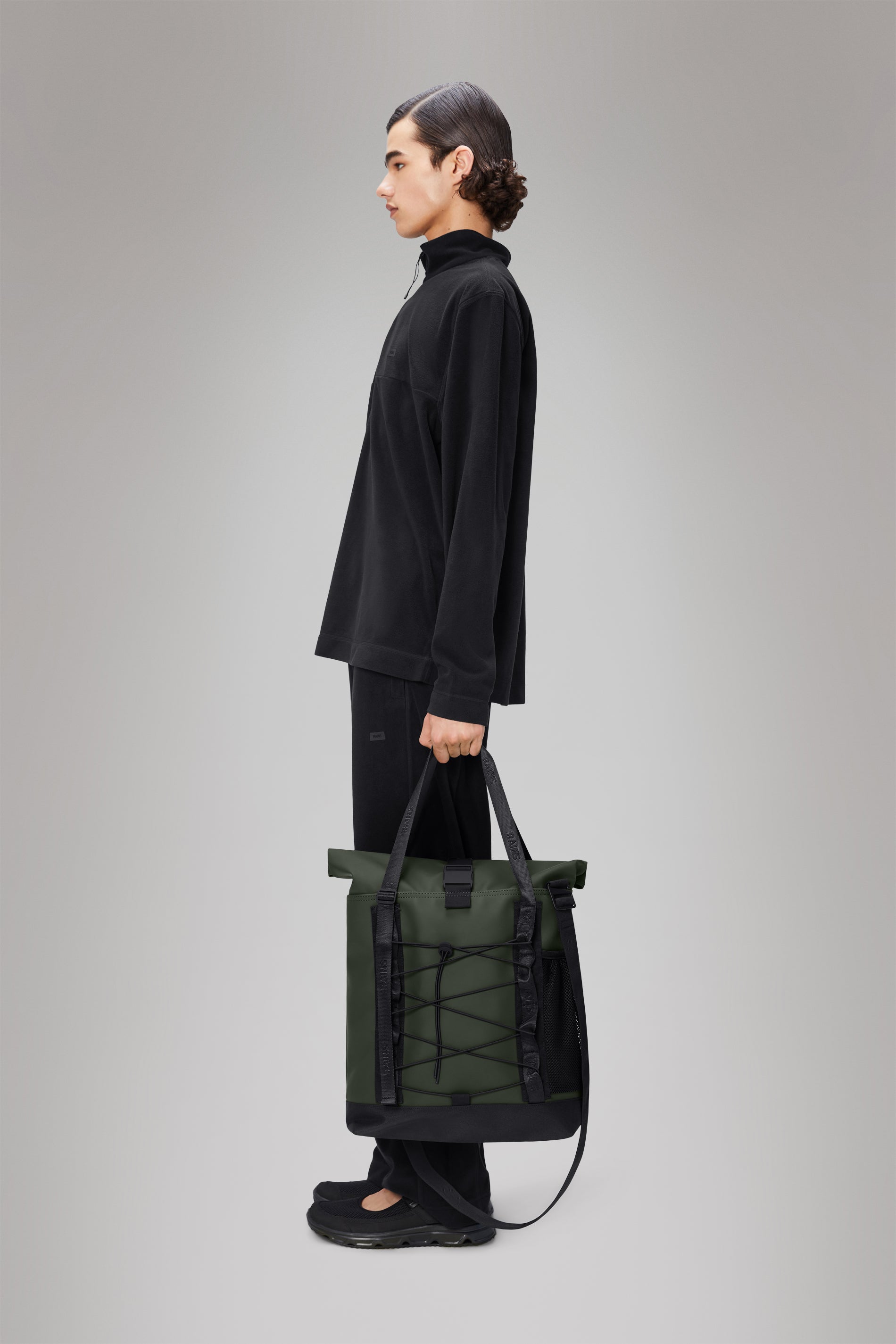 Rains® Tote Bag in Green for $110 | Free Shipping