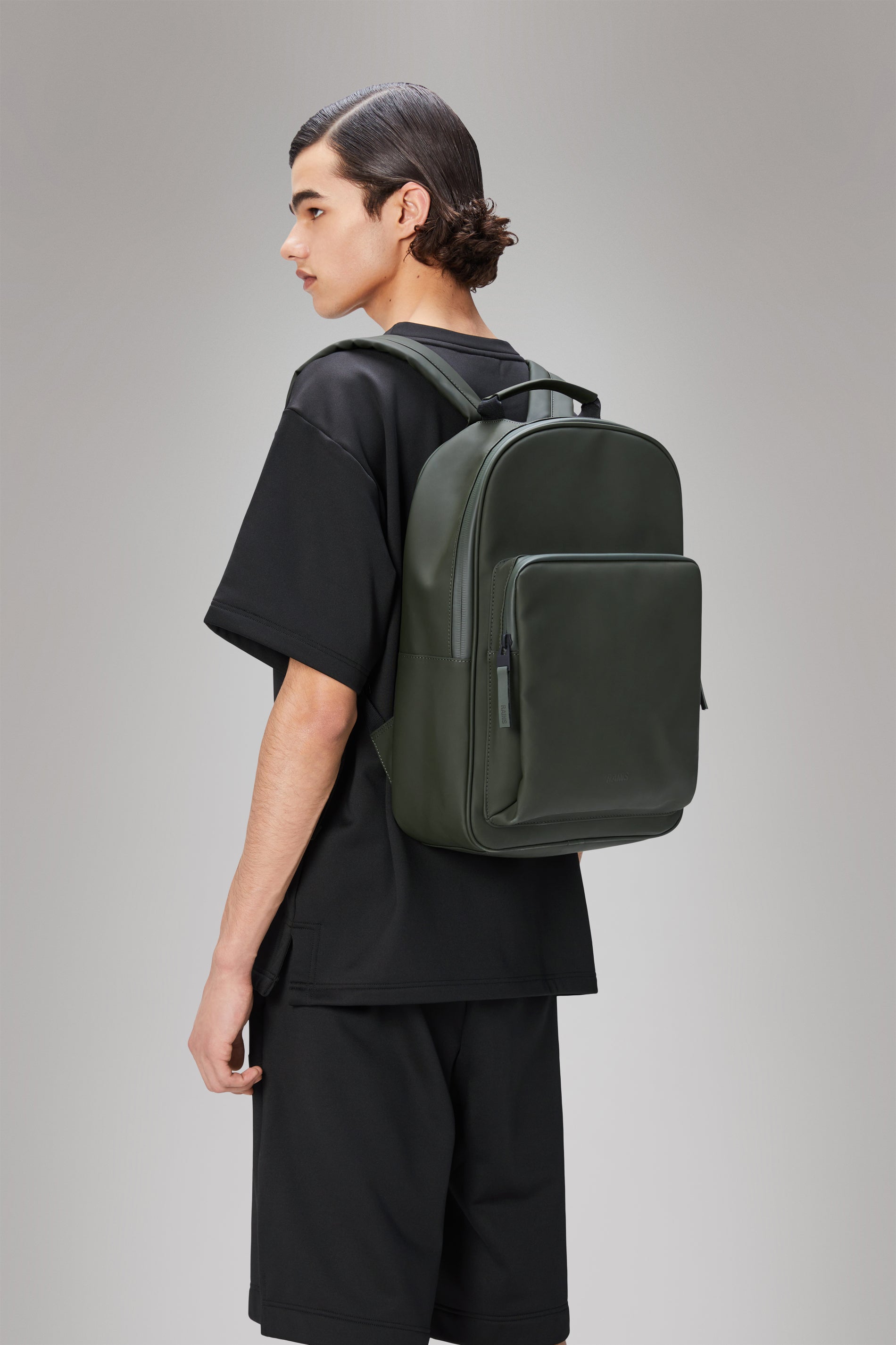 Rains® Trail Cargo Backpack in Black for $170 | Free Shipping