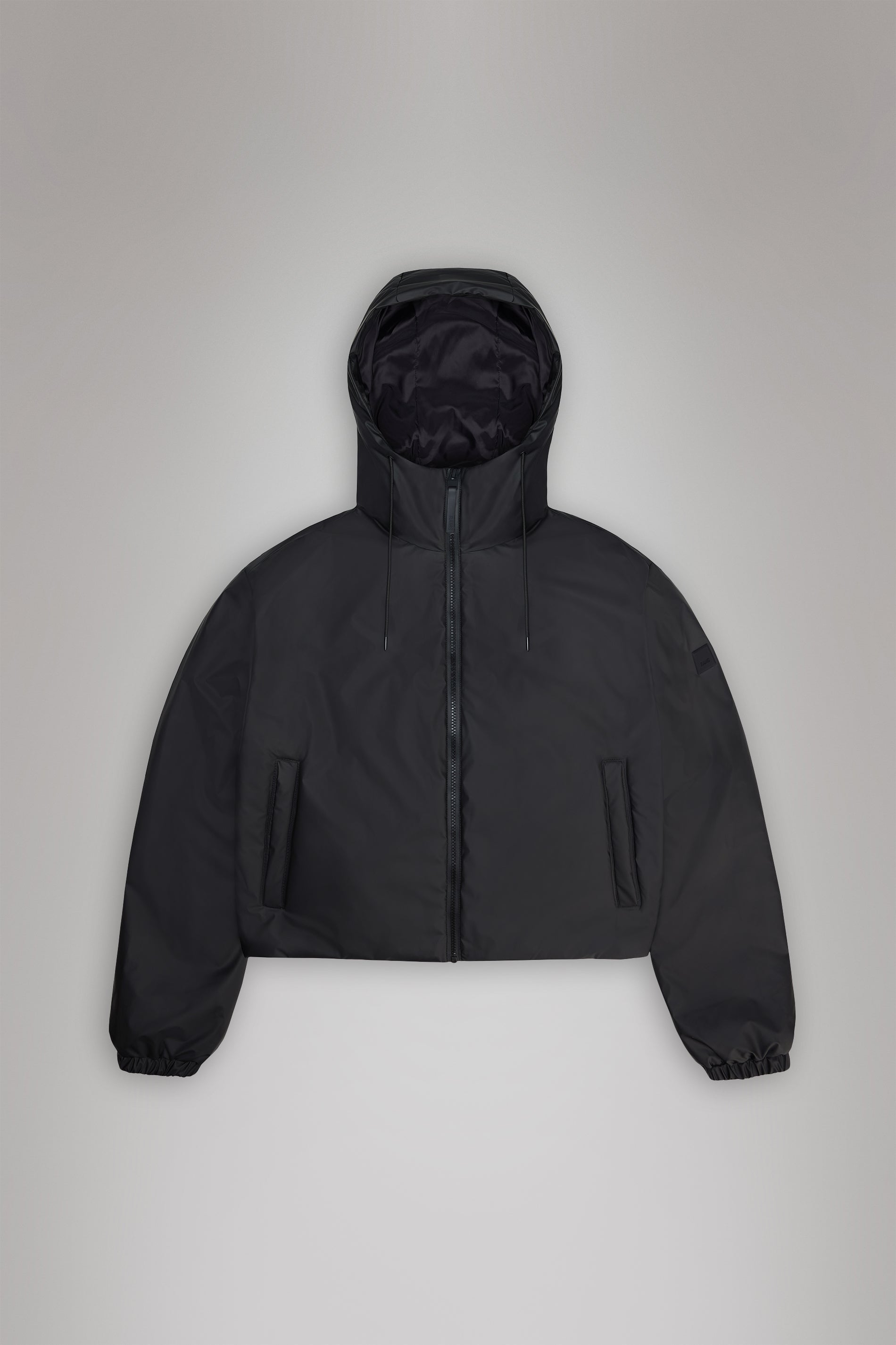 Rains® Lohja Short Insulated Jacket in Black for $240 | Free Shipping