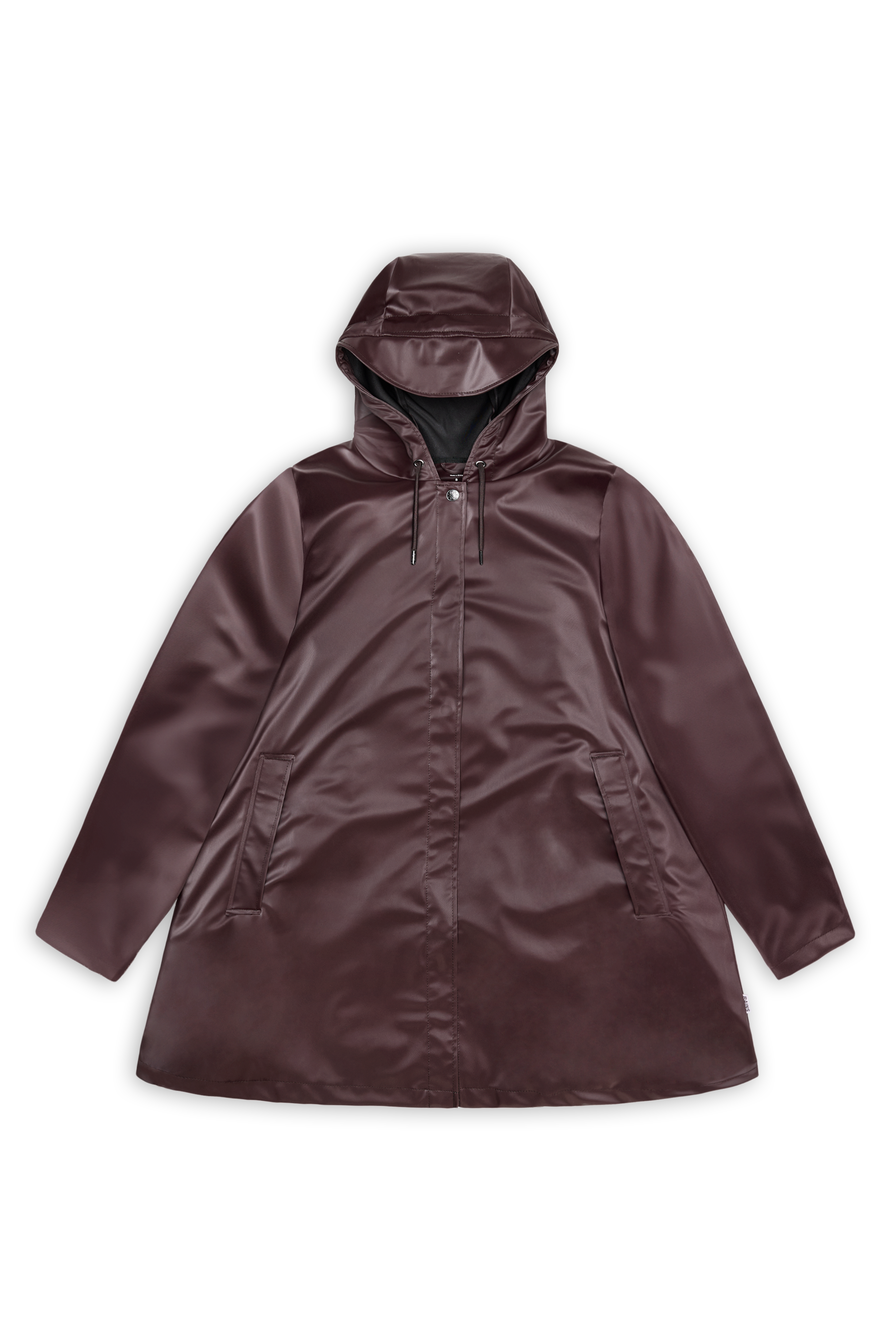 Rains® A-Line W Jacket in Black for $150 | Free Shipping
