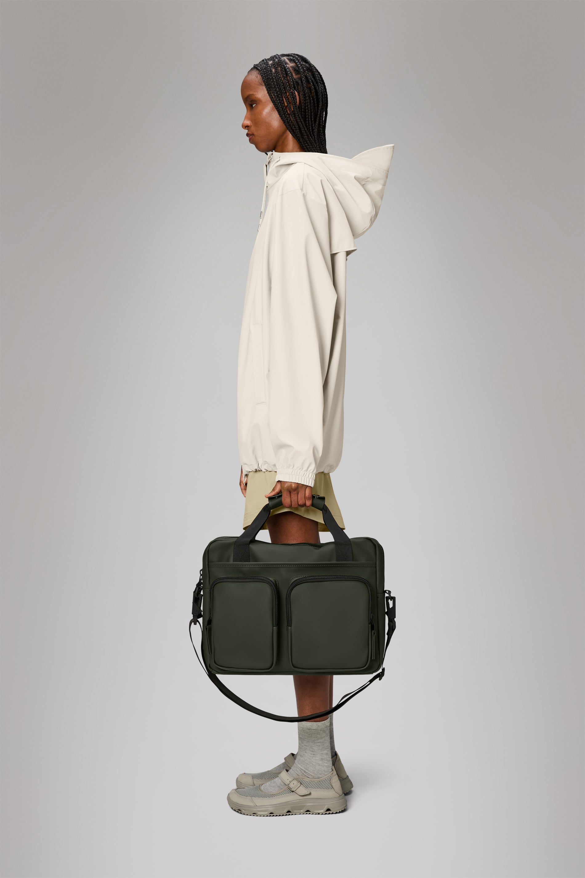 Rains® Texel Tech Bag in Green for $170 | Free Shipping
