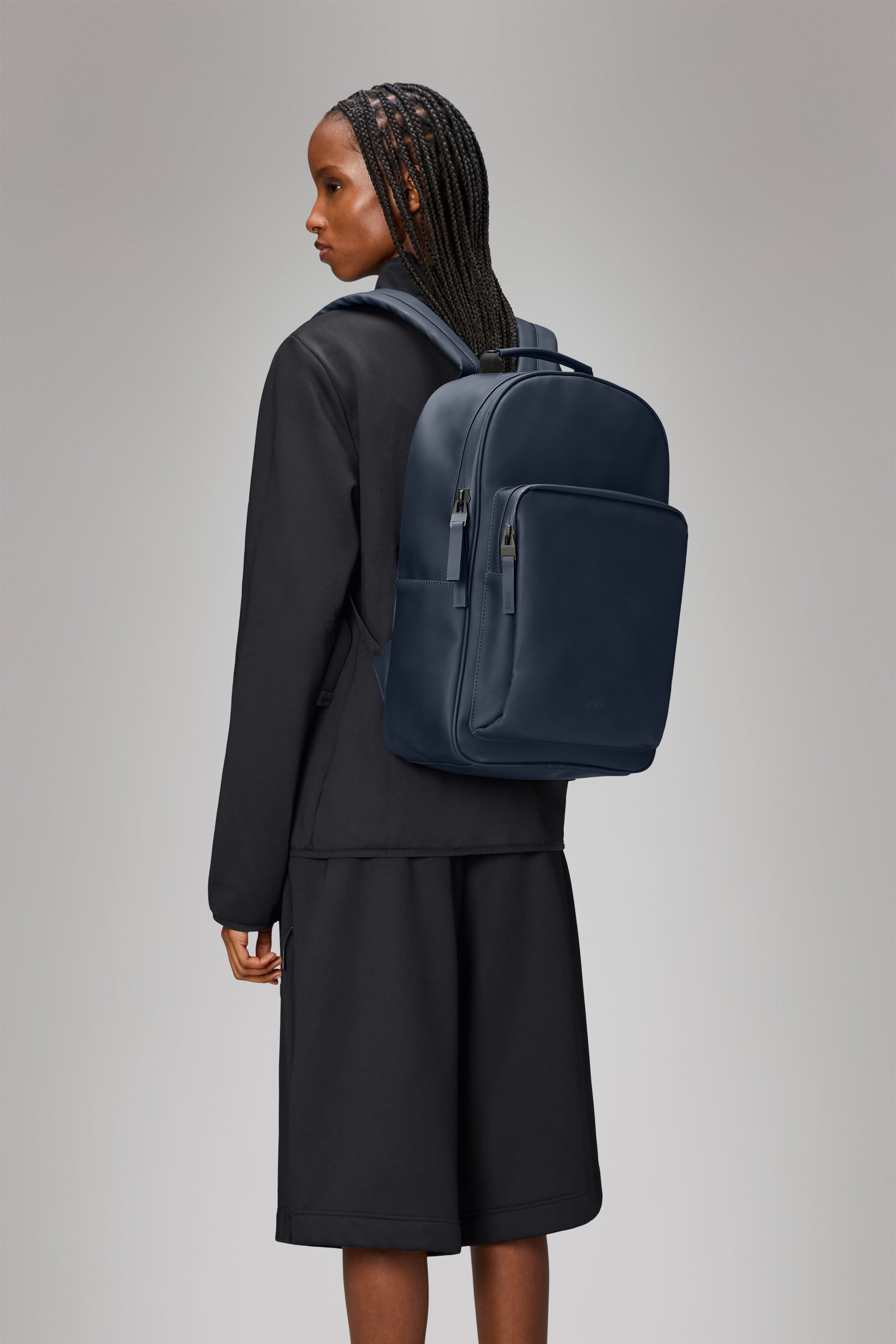 Rains® Book Daypack Large in Navy for $150 | Free Shipping