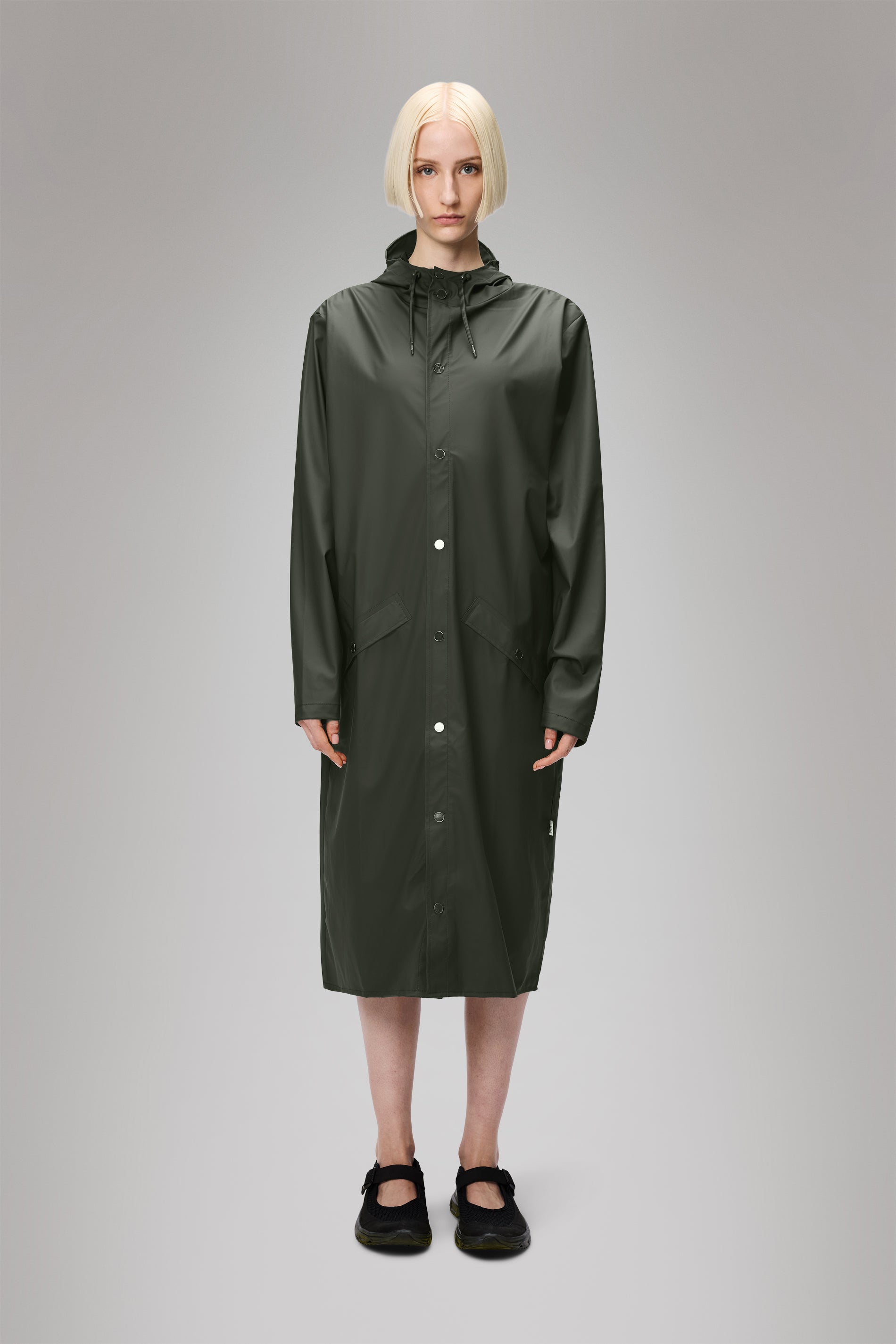 Rains® Longer Jacket in Green for $140 | Free Shipping