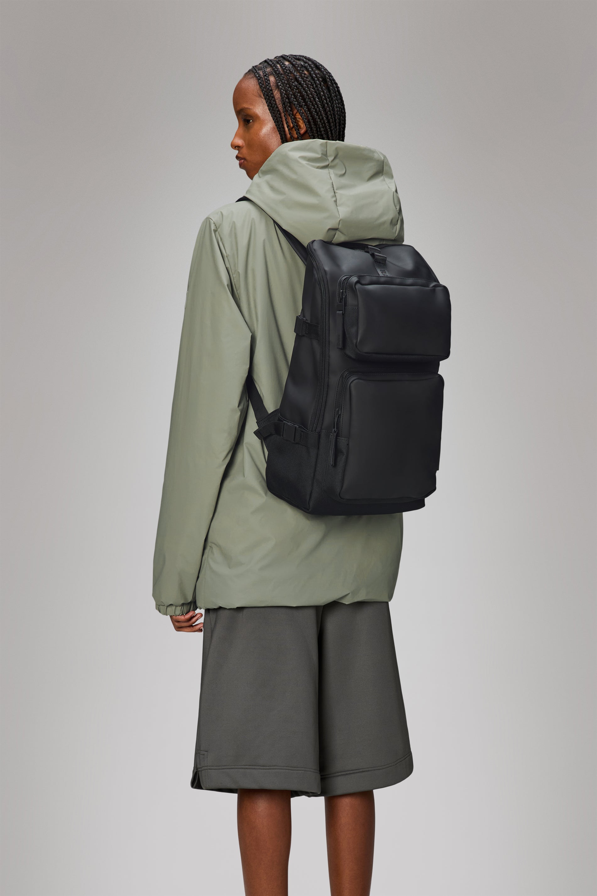 Rains® Trail Cargo Backpack in Black for $170 | Free Shipping