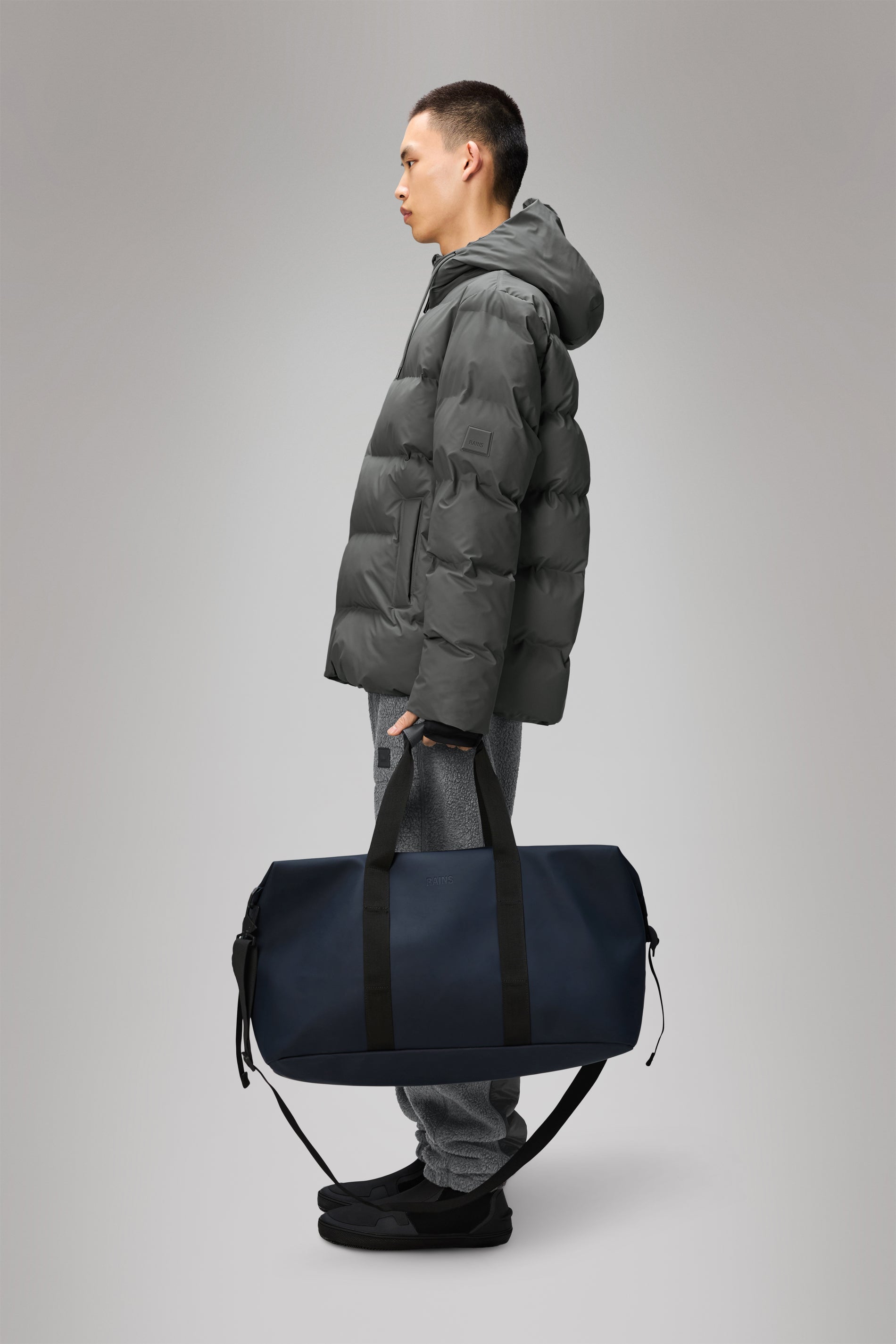 Rains® Hilo Weekend Bag Small in Black for $110 | Free Shipping