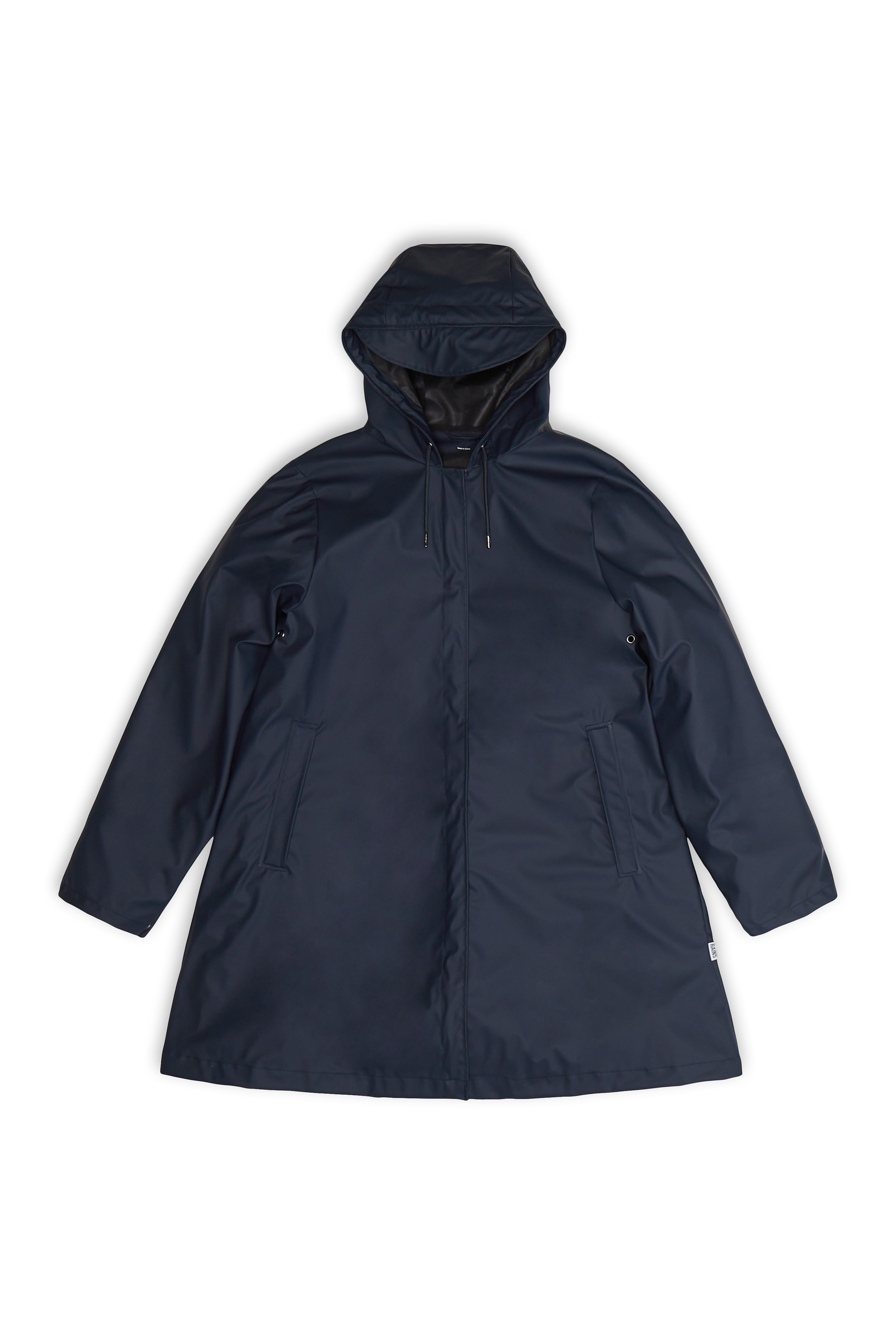 Rains® A-Line W Jacket in Black for $150 | Free Shipping
