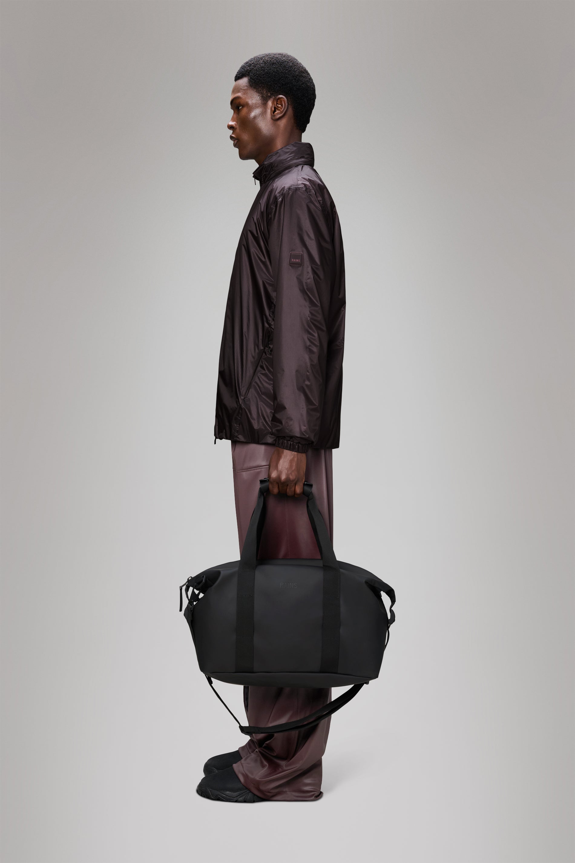 Rains® Hilo Weekend Bag Small in Black for $110 | Free Shipping