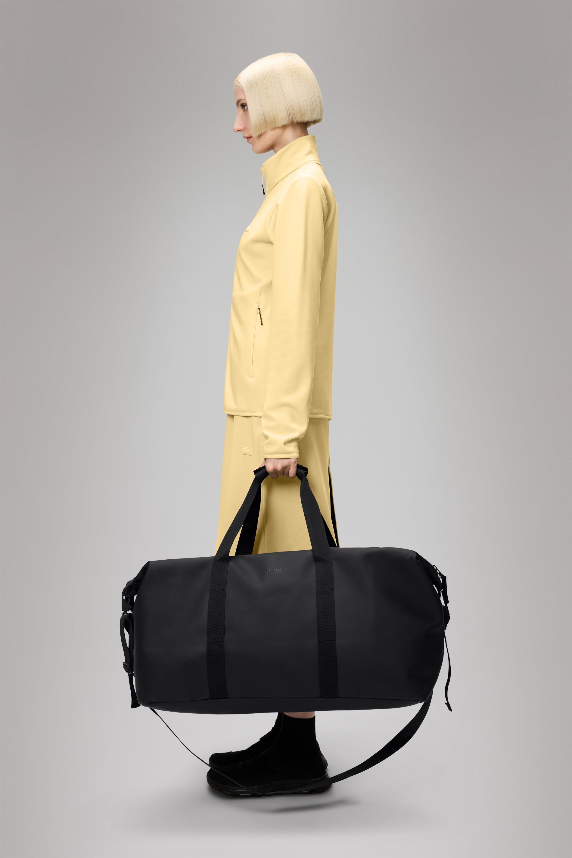 Rains® Hilo Weekend Bag Large in Black for $140 | Free Shipping