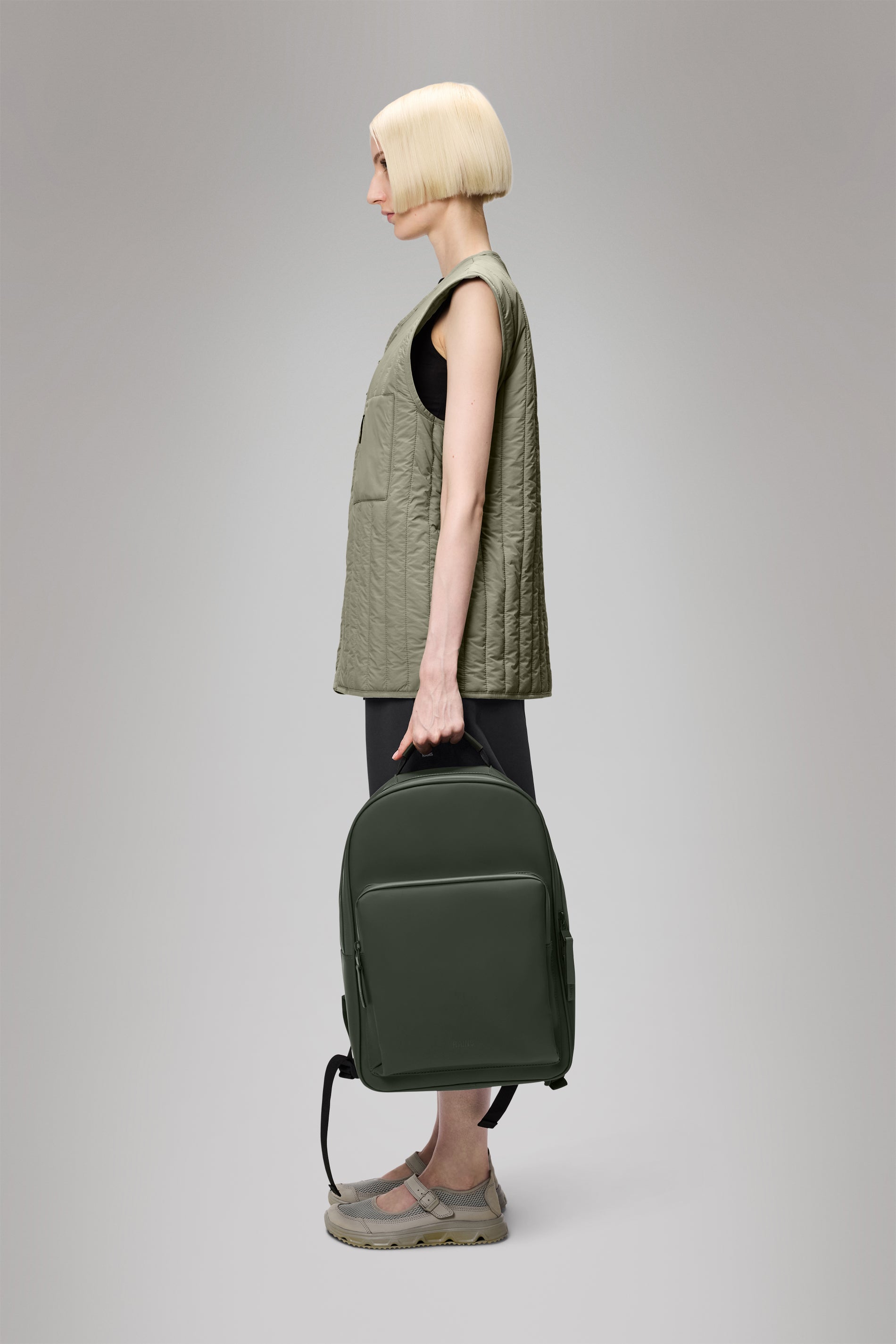 Rains® Book Daypack Large in Green for $150 | Free Shipping