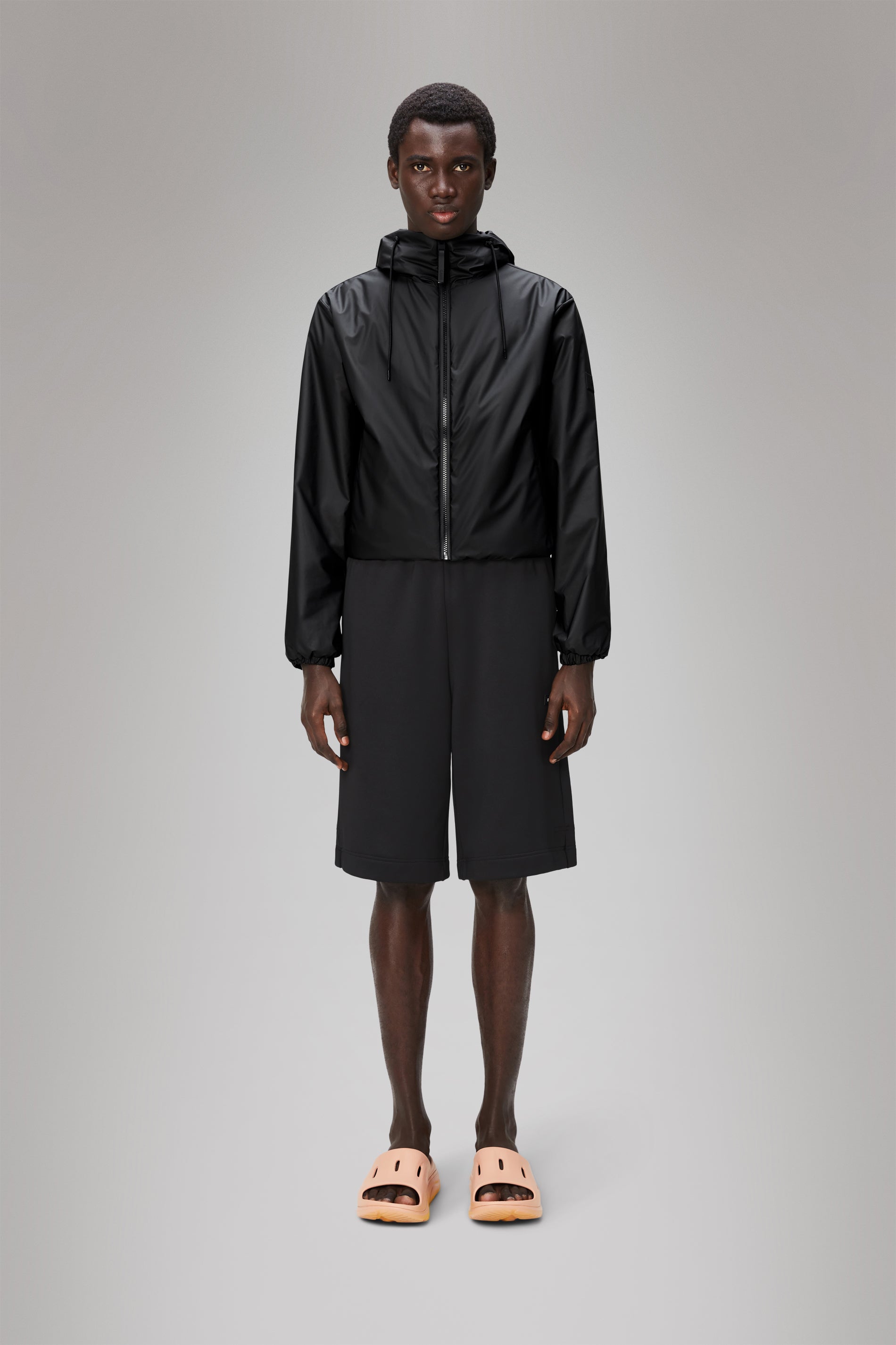 Rains® Lohja Short Insulated Jacket in Black for $240 | Free Shipping